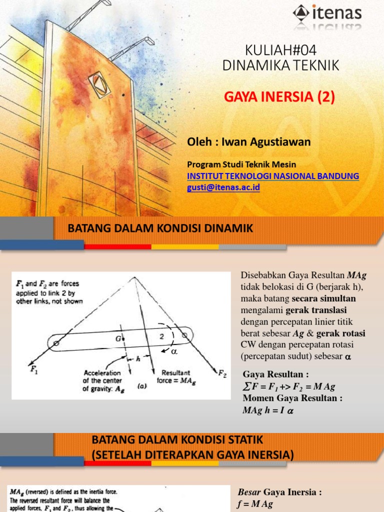 Msa212 - K04 - Gaya Inersia | PDF