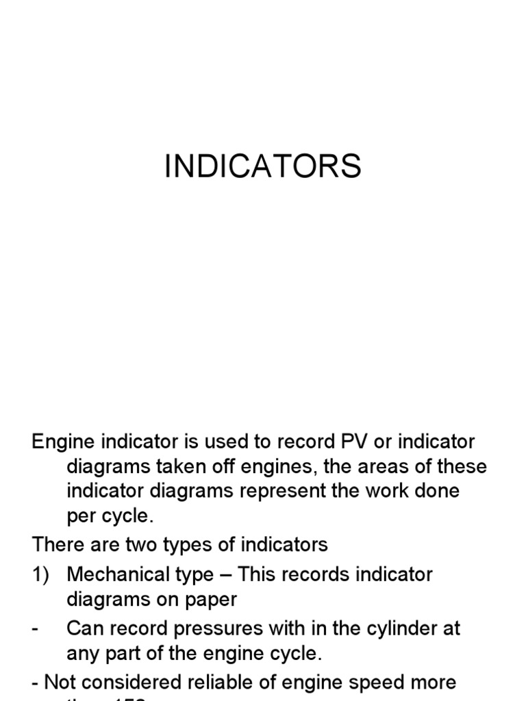 03 Indicator Diagram | PDF | Internal Combustion Engine | Piston