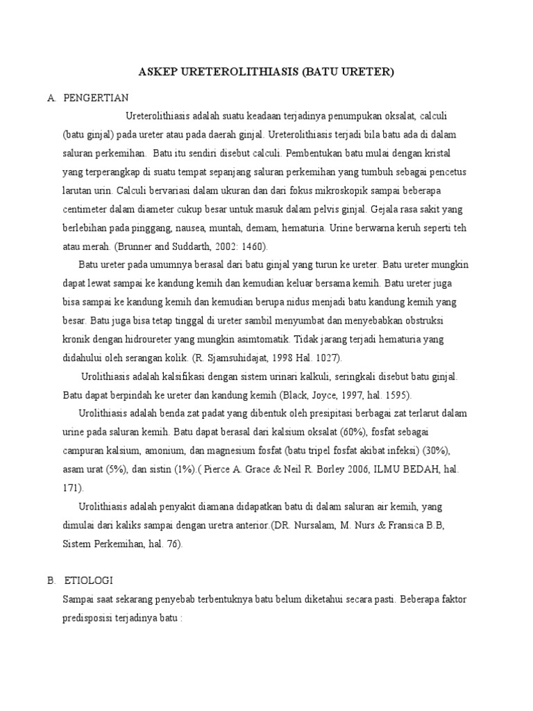 LP Ureterolithiasis | PDF