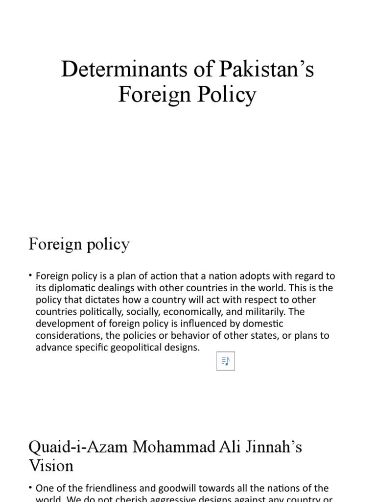 Forign Policy of Pakistan | PDF | India–Pakistan Relations | Pakistan