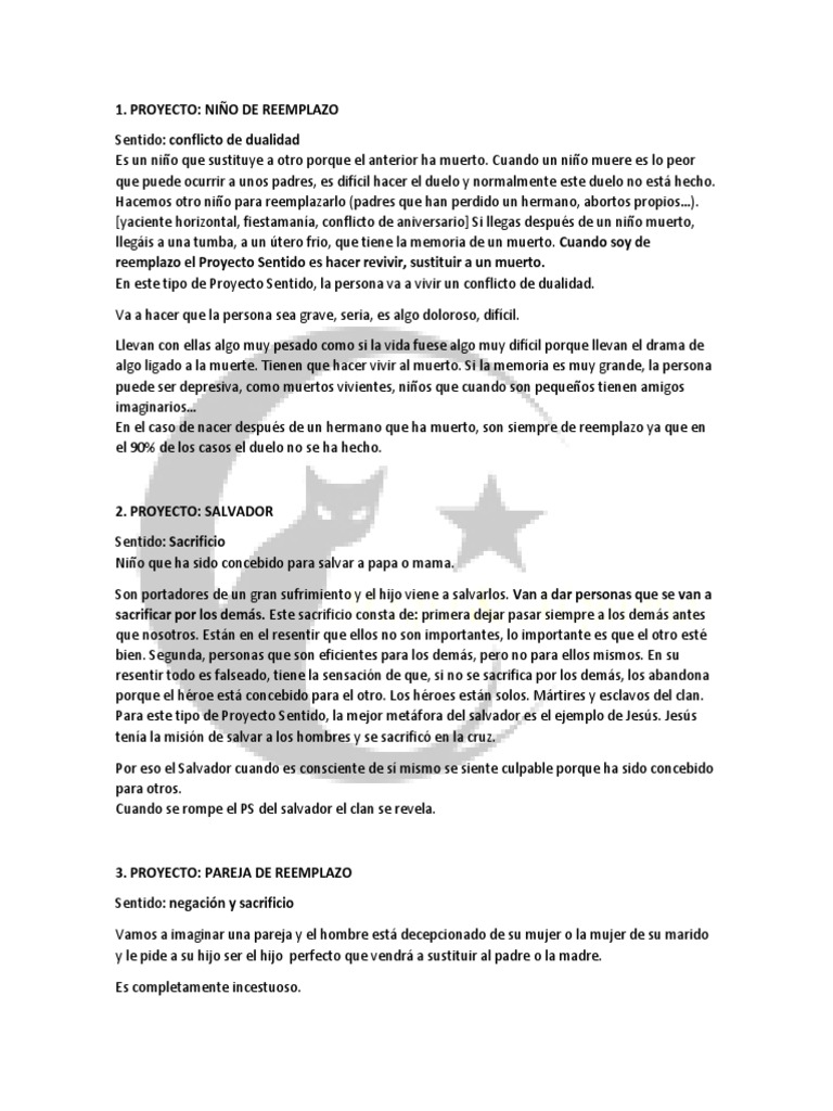 Tipos de Proyecto Sentido | PDF