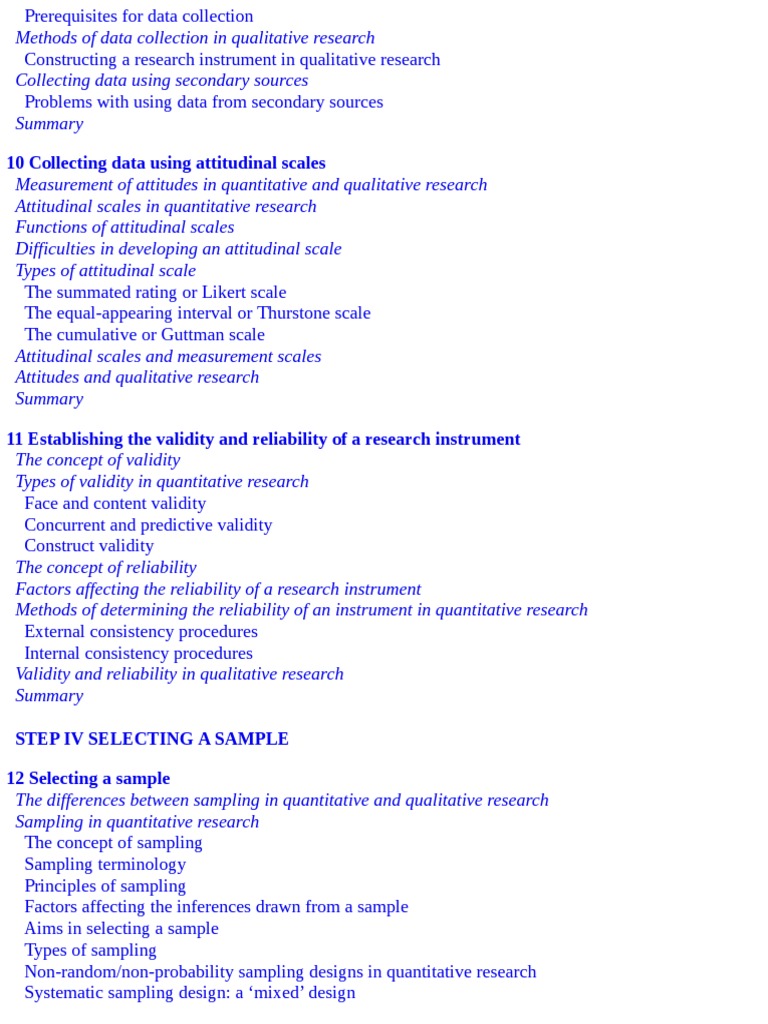 10 Collecting Data Using Attitudinal Scales | PDF | Validity ...
