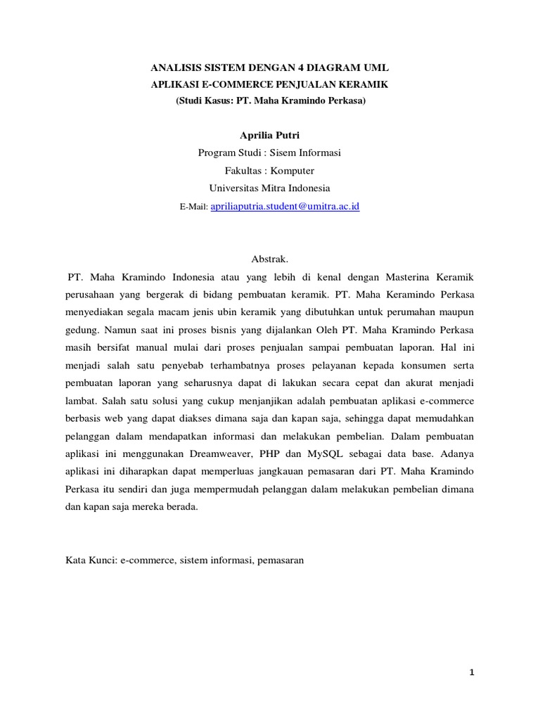 Tugas Bu Indah - APRIL | PDF | Bisnis | Komputer