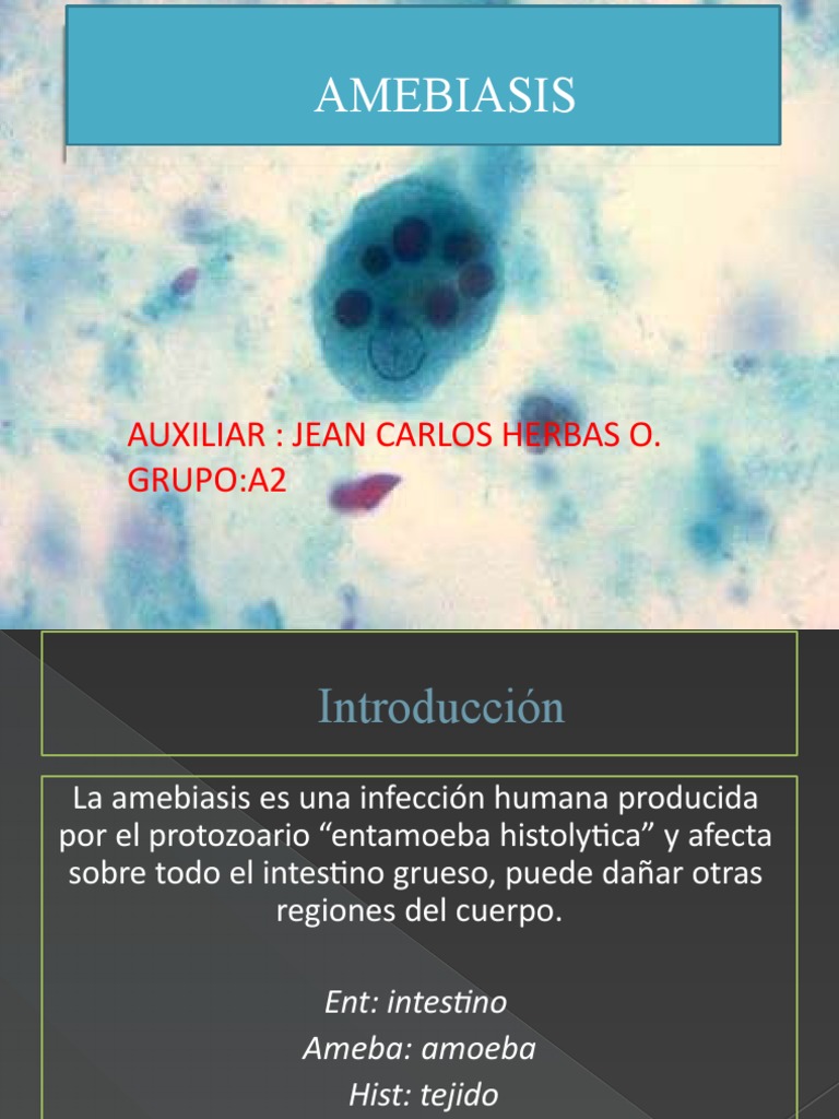 AMEBIASIS | PDF | Especialidades Medicas | Gastroenterología