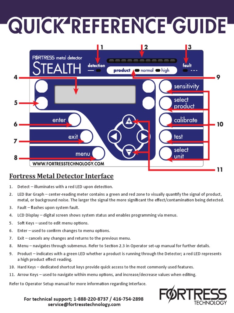 Fortress Metal Detector Interface | PDF | Menu (Computing) | Computer ...