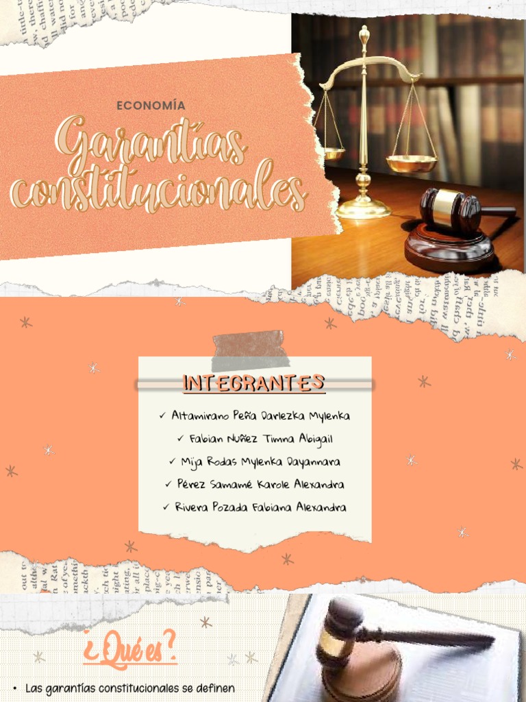 Garantías Constitucionales En Perú Tipos Y Funciones Pdf Política