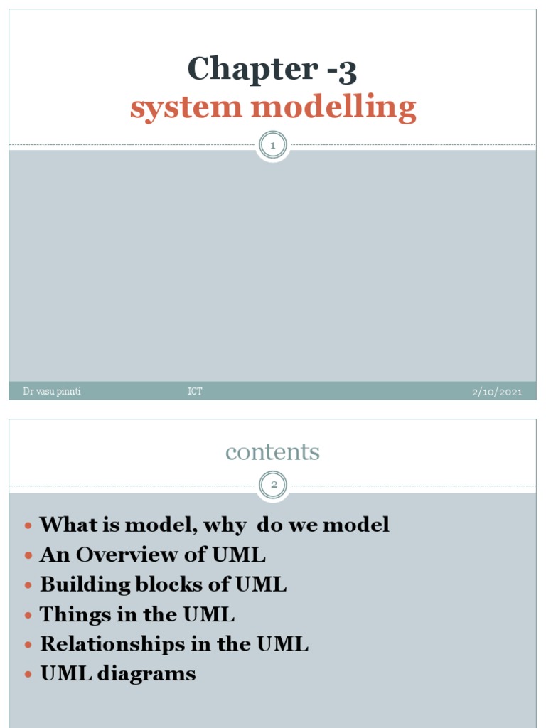 Chapter 3 System Modelling Pdf Class Computer Programming Unified Modeling Language