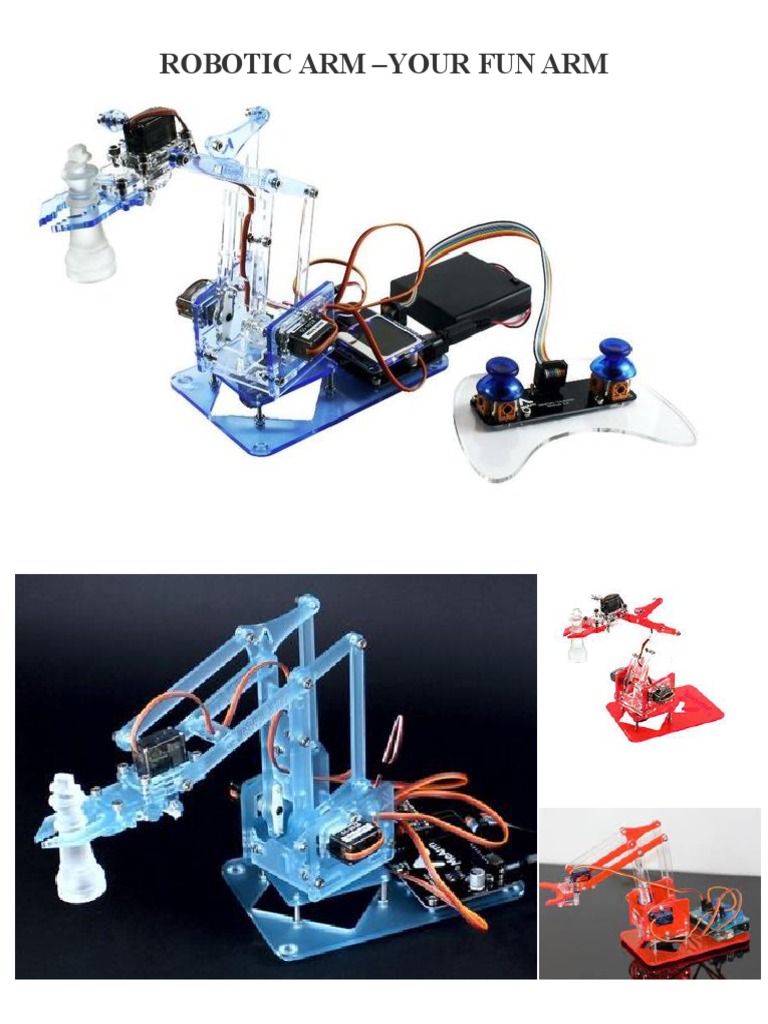 Build Your Own Robotic Arm Kit | PDF | Nut (Hardware) | Screw