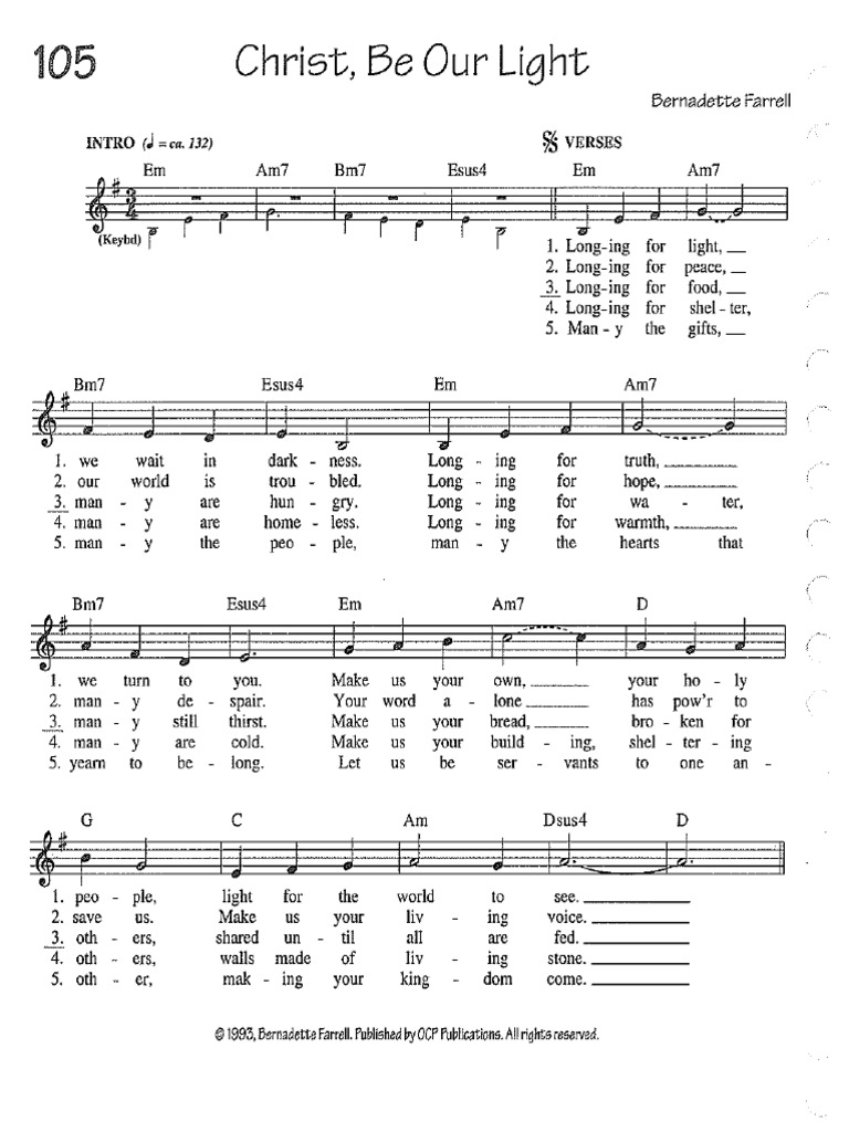 Christ Be Our Light | PDF