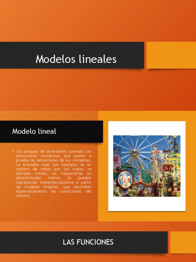Modelos Lineales | PDF | Función (Matemáticas) | Conjunto (Matemáticas)