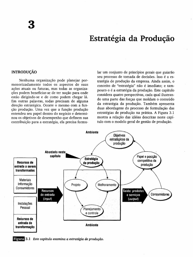 Livro Administração Da Produção - Capítulo 3 - Nigel Slack | PDF