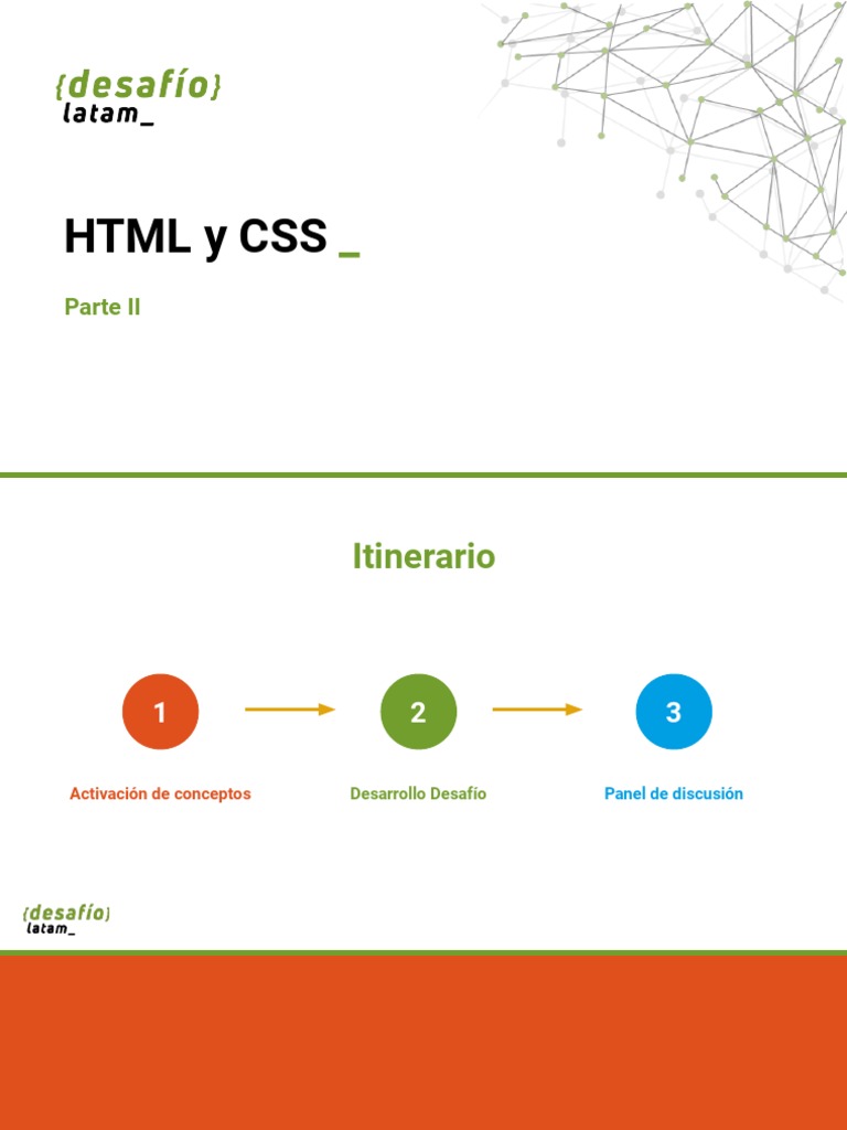 Presentación - HTML y CSS (Parte II) | PDF