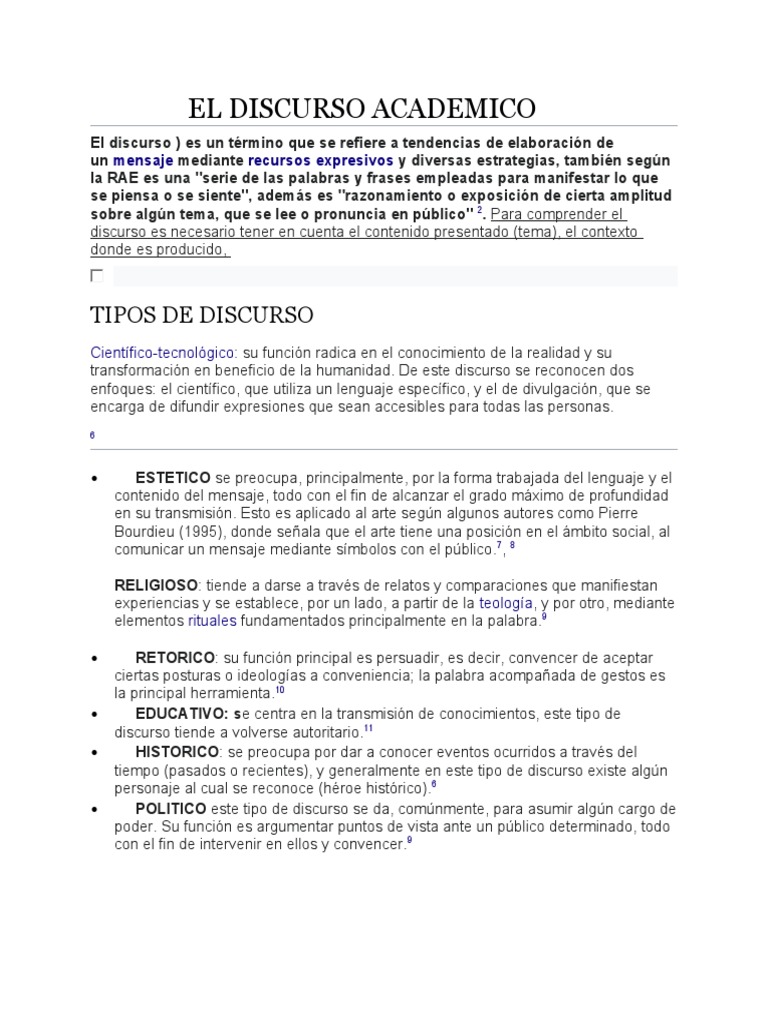 El Discurso Academico Modulo de Trabajo | PDF | Discurso | Comunicación