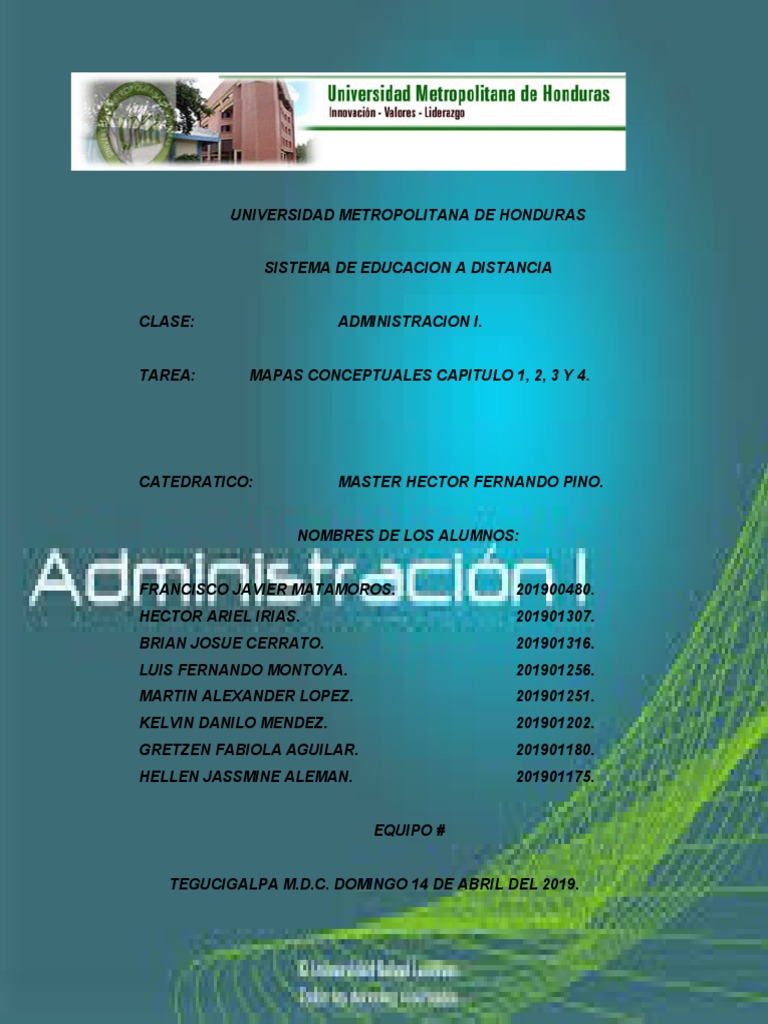 Mapas Conceptuales De Capitulo 1 2 3 Y 4 Pdf Planificación Toma