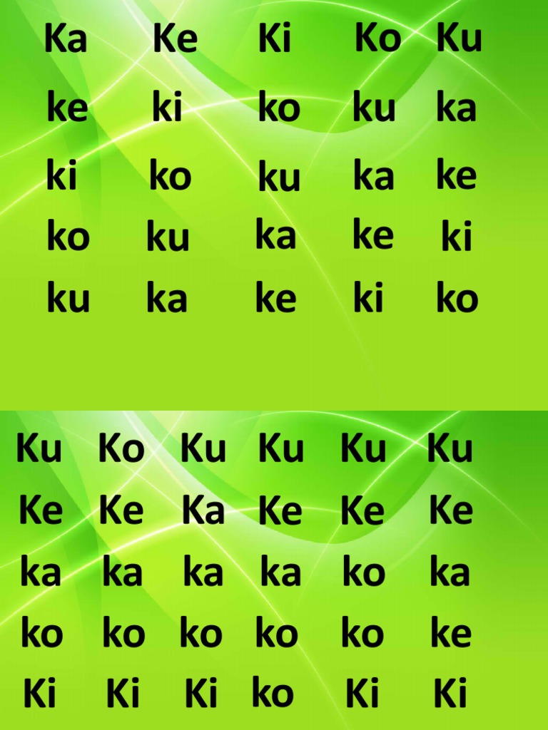 Ka, Ke, Ki, Ko, Ku | PDF
