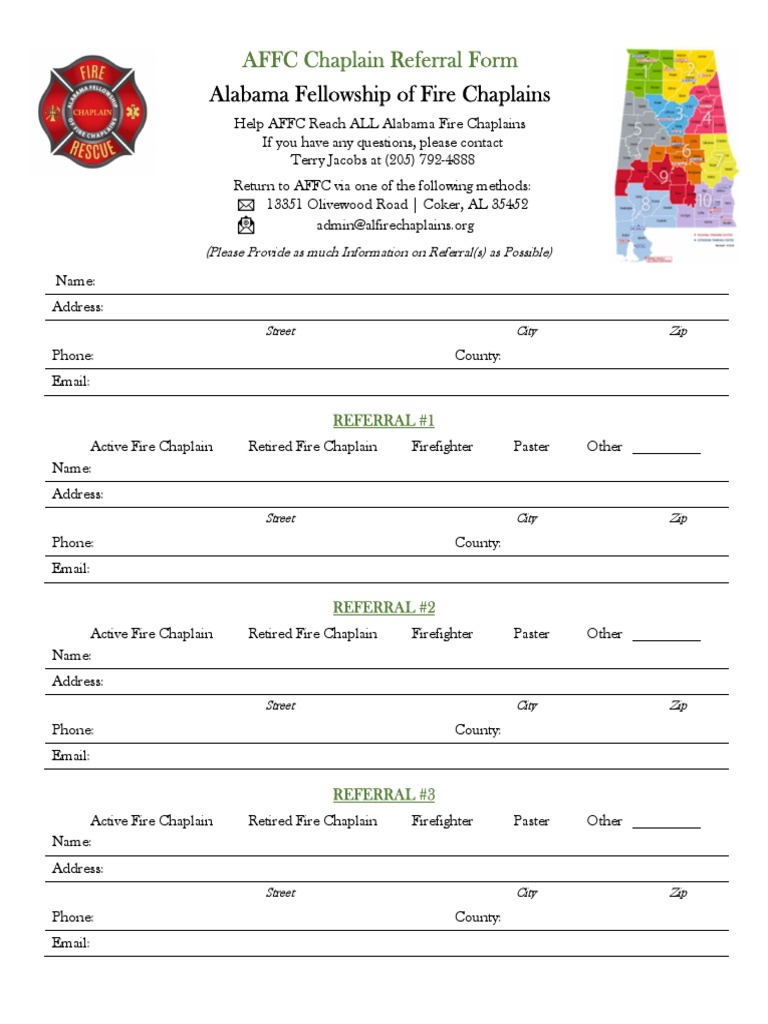 AFFC Chaplain Referral Form | PDF