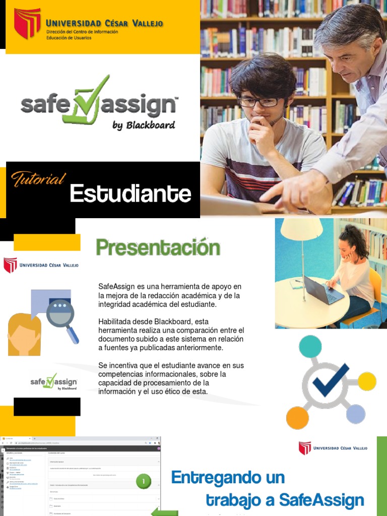 Uso de SafeAssign en Blackboard | PDF