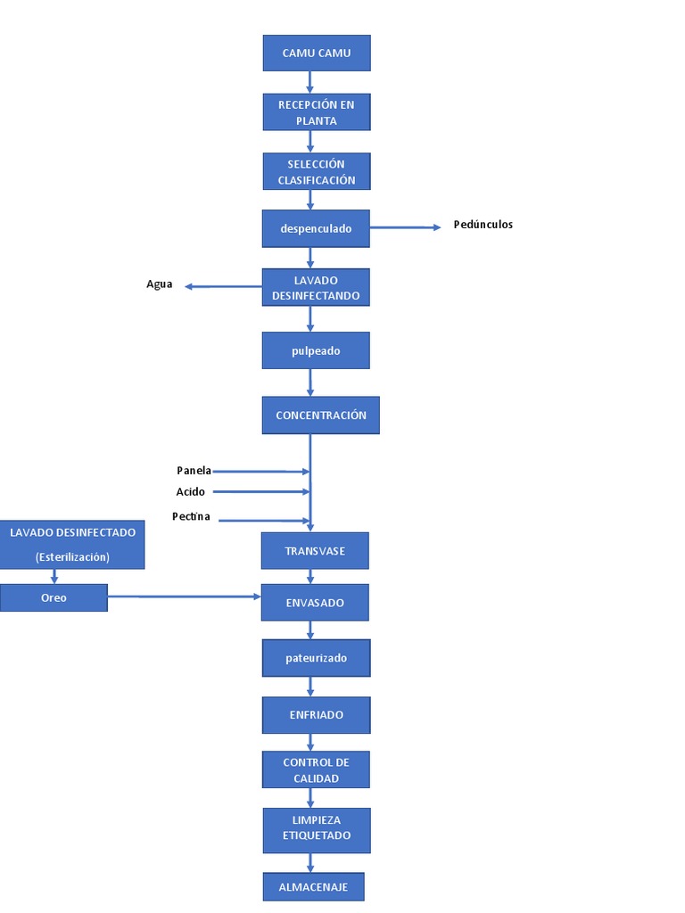 Diagrama de Flujo de Camu Camu | PDF