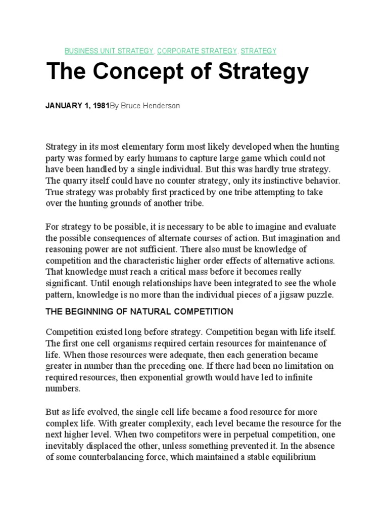 Strategy Readings-Noe Calmorin | PDF | Competition | Decision Making