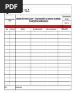 Formato Planilla de Control de Residuos Solidos | PDF | Residuos | Science