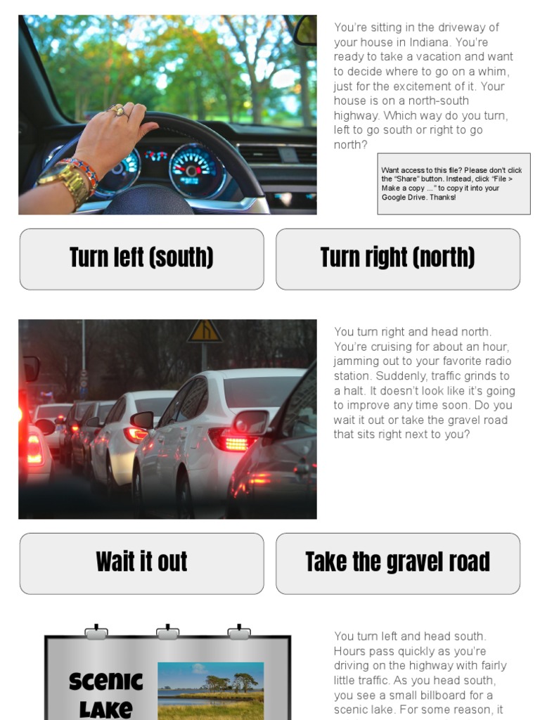 My Adventure Story | PDF | Road Transport | Traffic