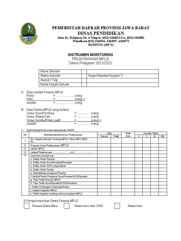 Instrumen MPLS | PDF