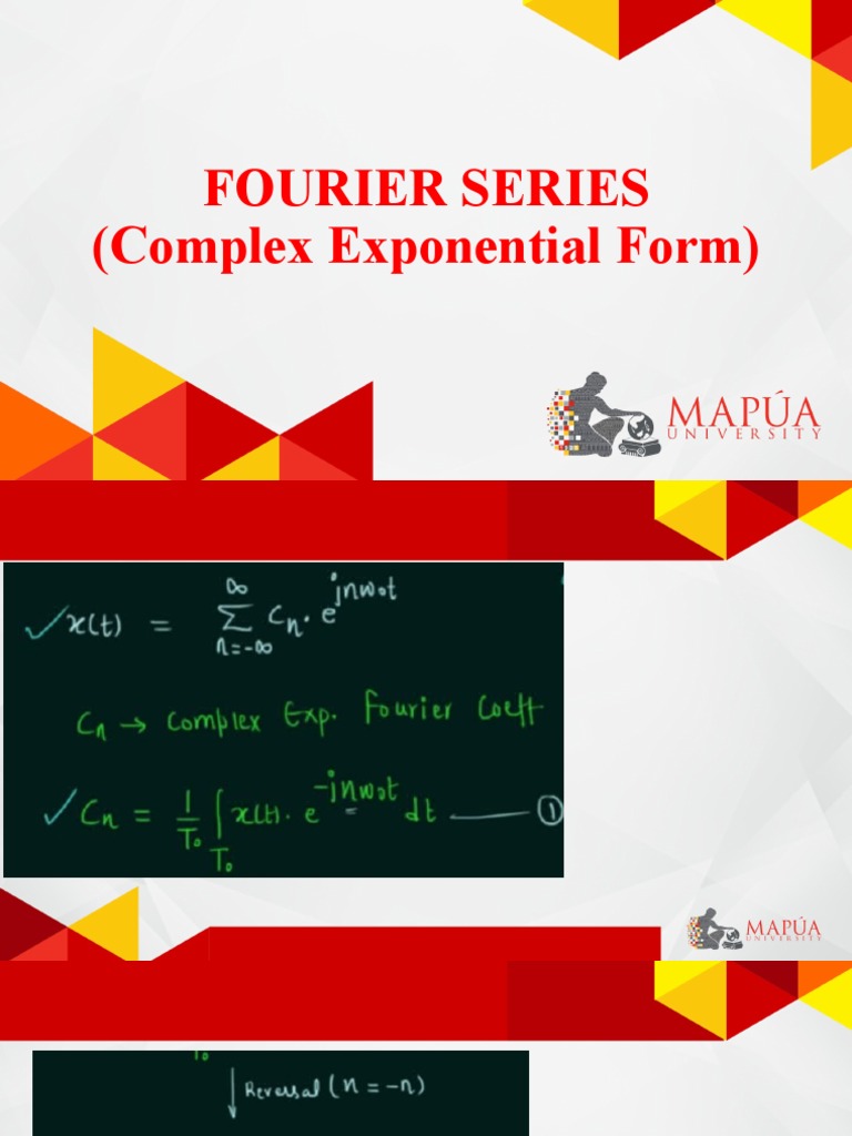 Fourier Series (Complex Exponential Form) | PDF