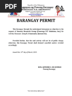Barangay Business Permit | PDF