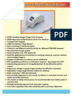Futronic FS88H Fingerprint Scanner Overview | PDF | Image Scanner | Usb