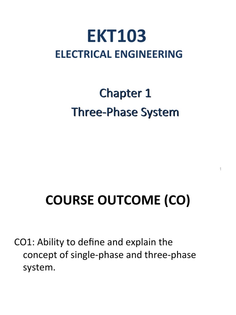 Electrical Engineering: Three-Phase System | PDF | Phase (Waves ...