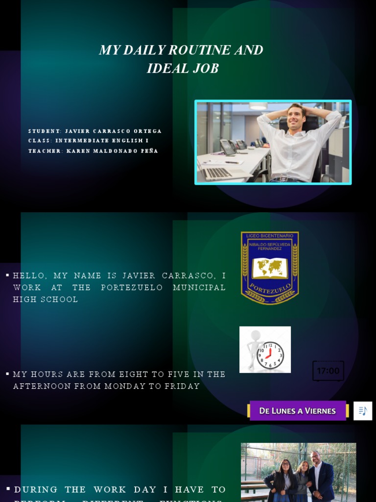 My Daily Routine and | PDF