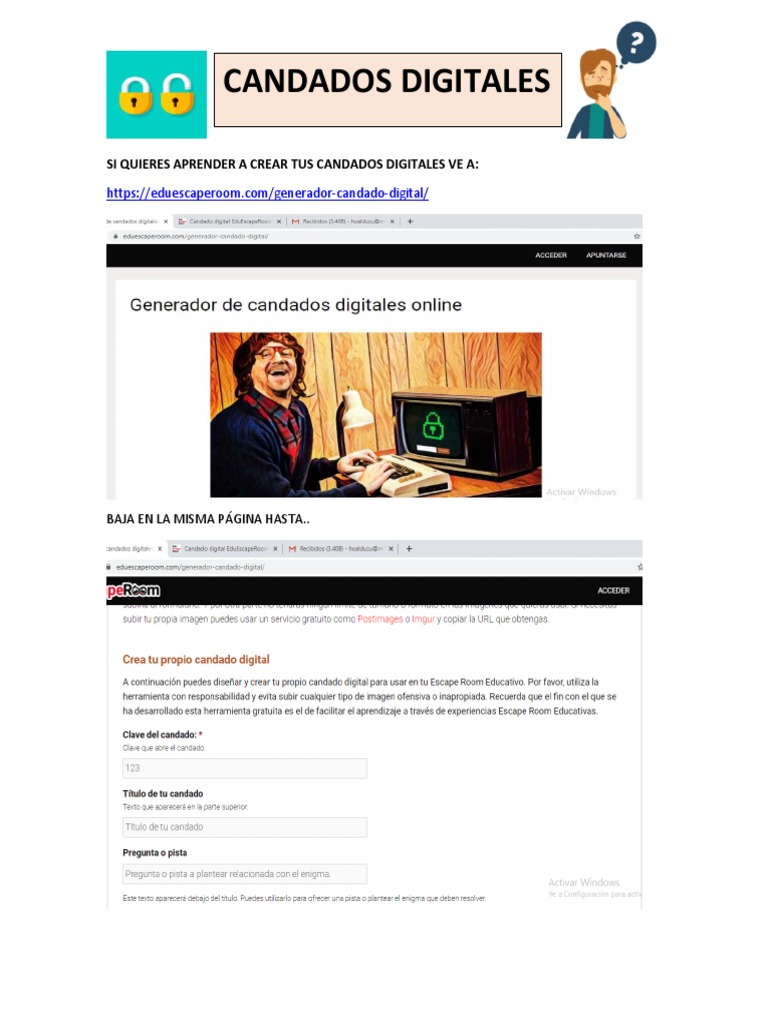 Cómo Crear Candados Digitales | PDF
