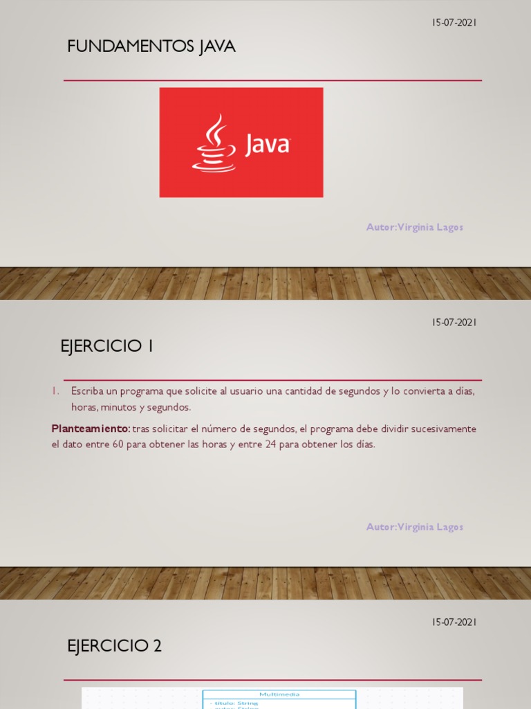Programacion Java-Ejercicios | PDF | Programación | Constructor (Programación Orientada a Objetos)