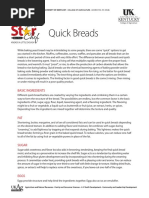 Introduction To Pastry and Bakery Student Notes | PDF | Flour | Breads