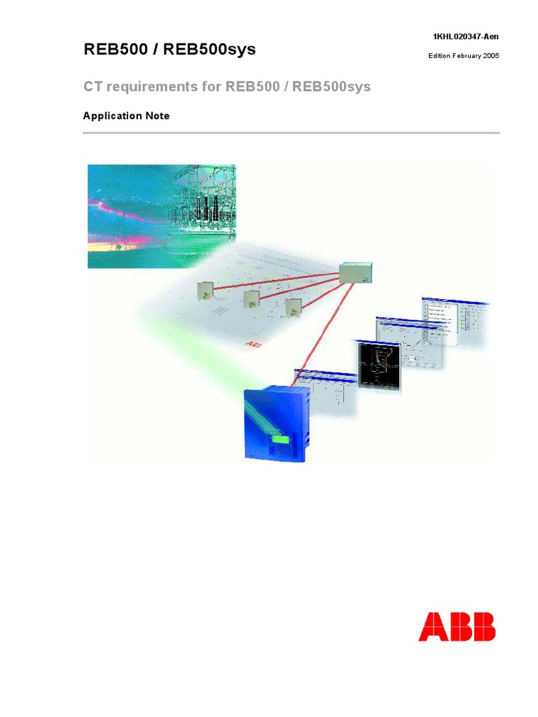 CT Requirements for REB500 Systems | PDF | Transformer | Electrical Engineering