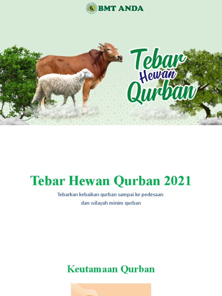 Contoh Presentasi Program Qurban | PDF