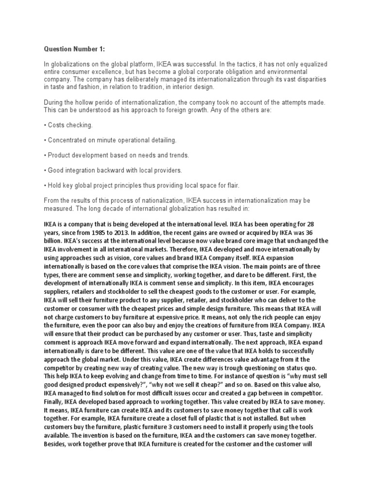 IKEA Case Study 2 | PDF | Leadership | Motivation