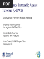 C-TPAT 5 Step Risk Assessment Guide | PDF