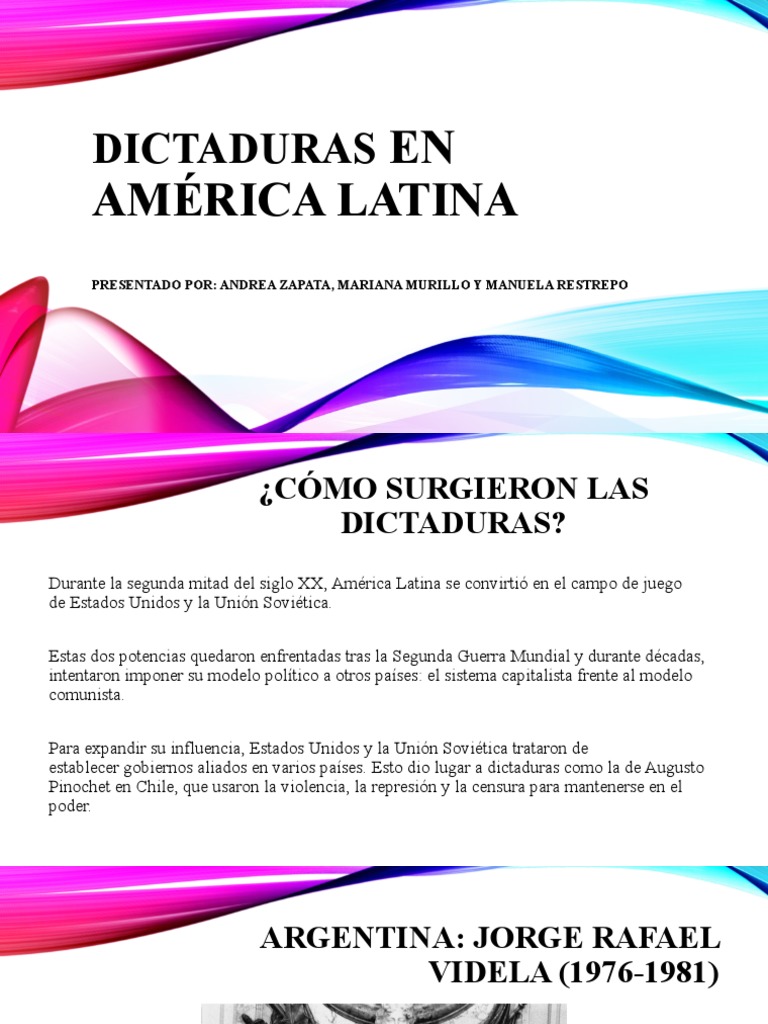 Dictaduras en América Latina | PDF