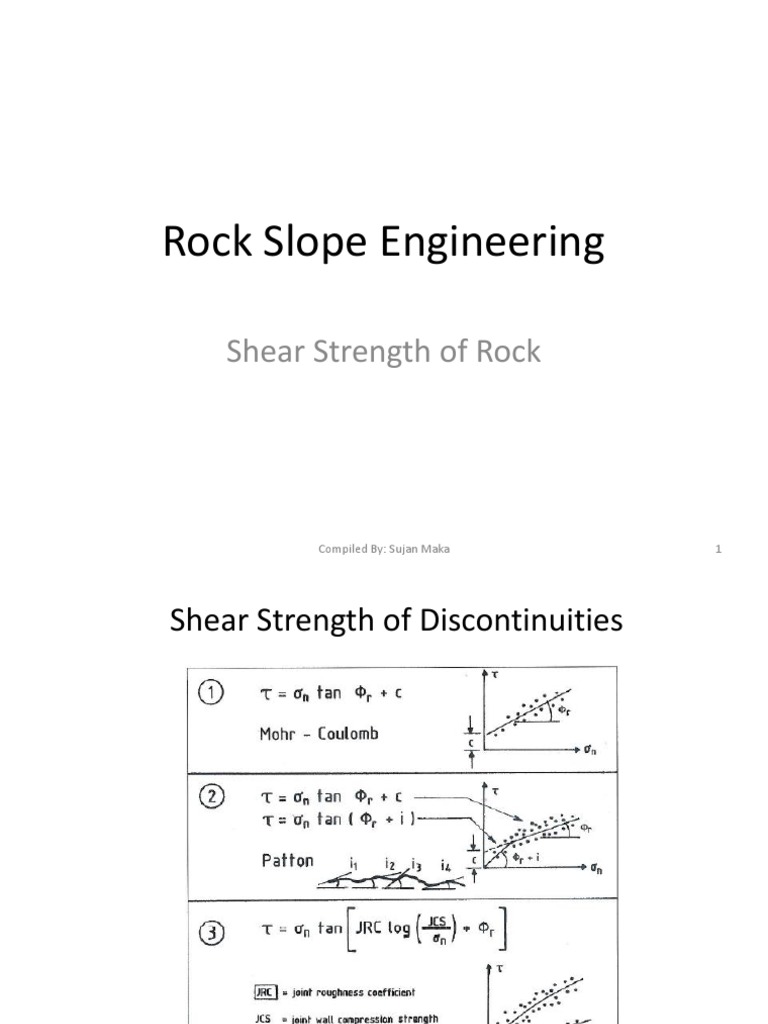 Shear Strength | PDF | Mechanical Engineering | Continuum Mechanics
