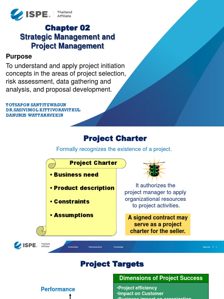Strategic Project Management Insights | PDF | Risk | Internal Rate Of ...