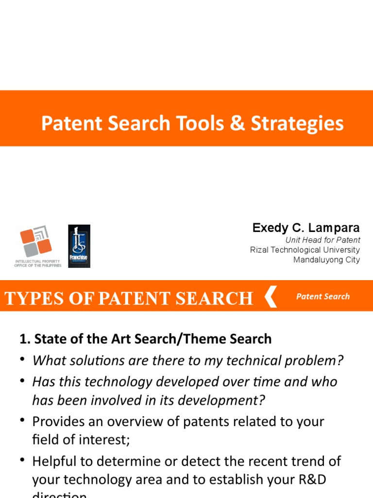 Patent Search Tools & Strategies | PDF | Prior Art | Patent Infringement