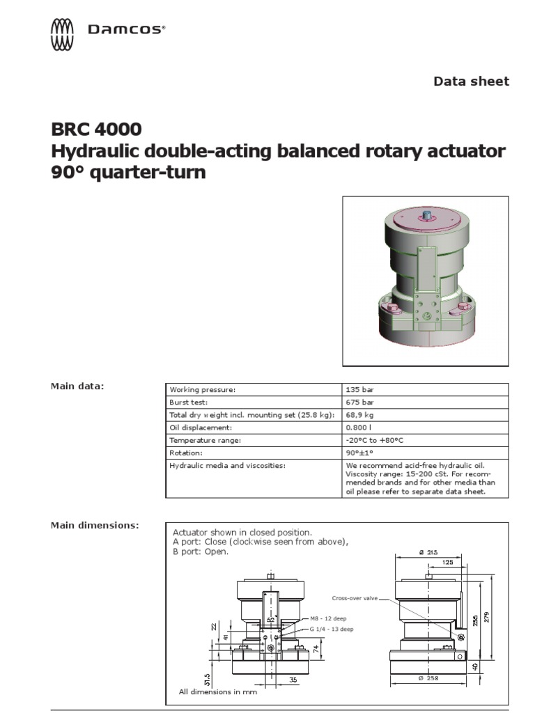 BRC4000 SD 0107-2e02 | PDF | Valve | Actuator