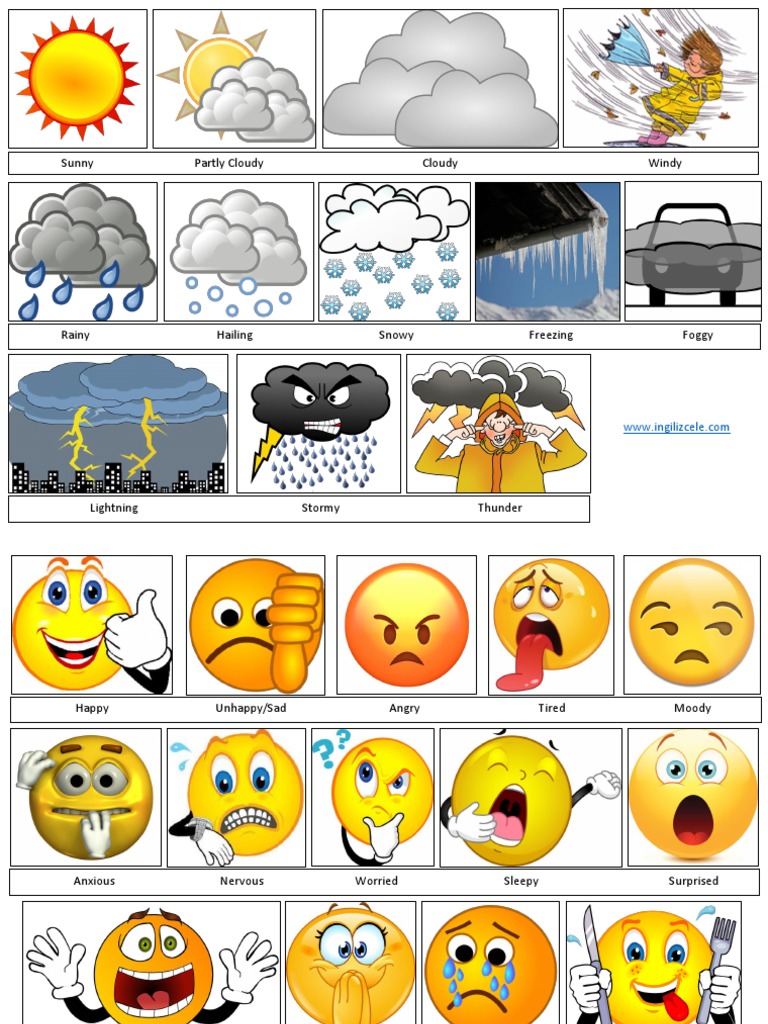 Weather and Emotions for 6th Grade | PDF