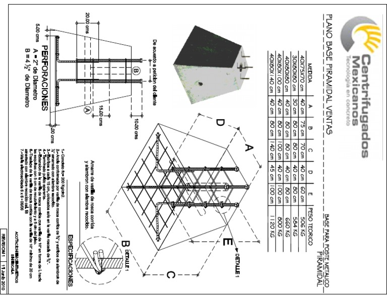 Bases Piramidales Cenmex | PDF