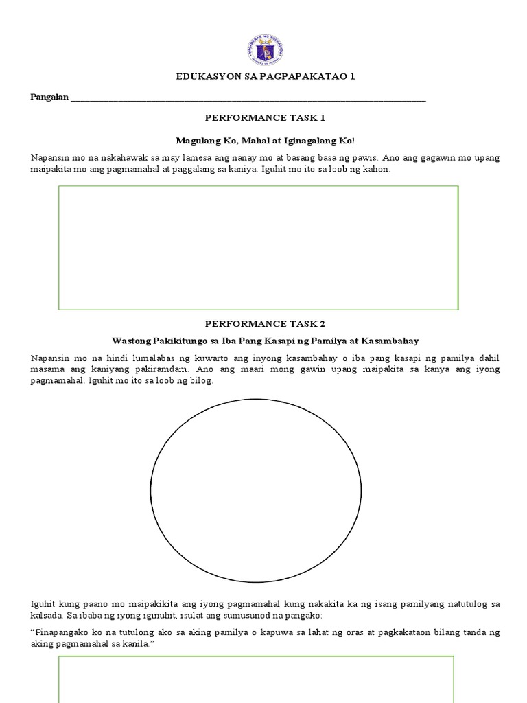 Esp Performance Task q2 | PDF