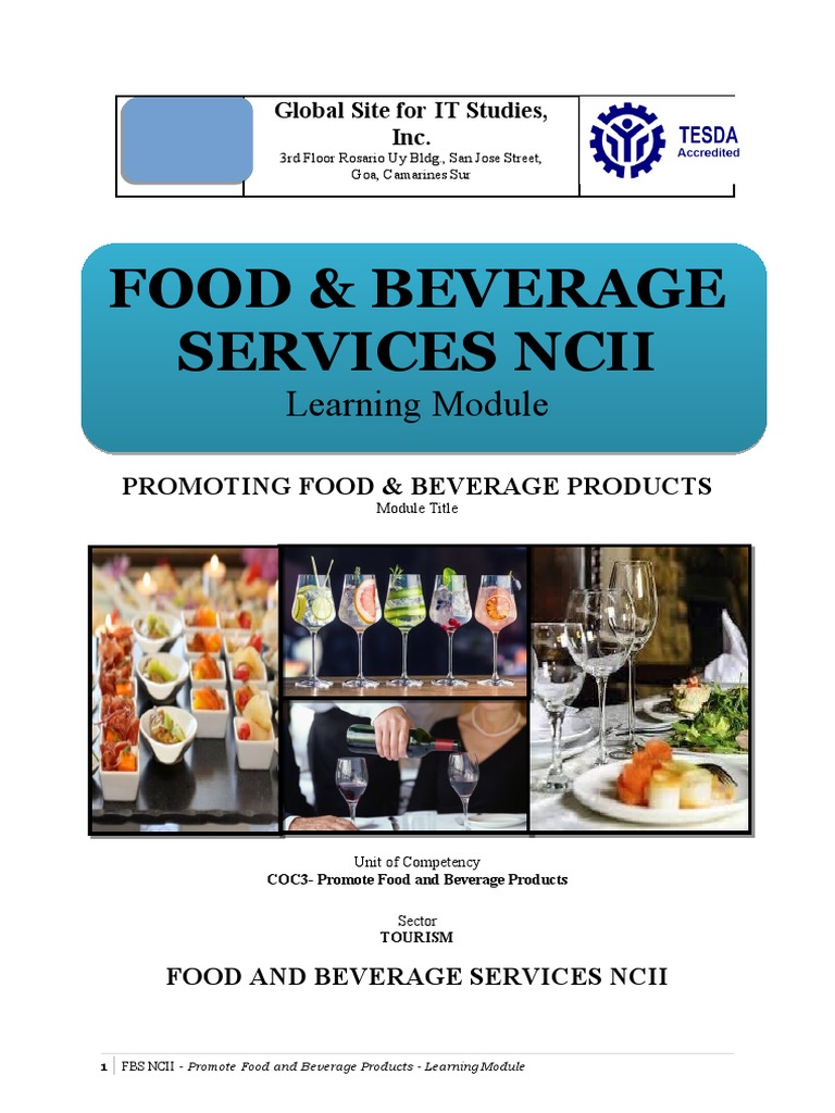 FBS Core 3 - Learning Module | PDF | Salad | Pasta