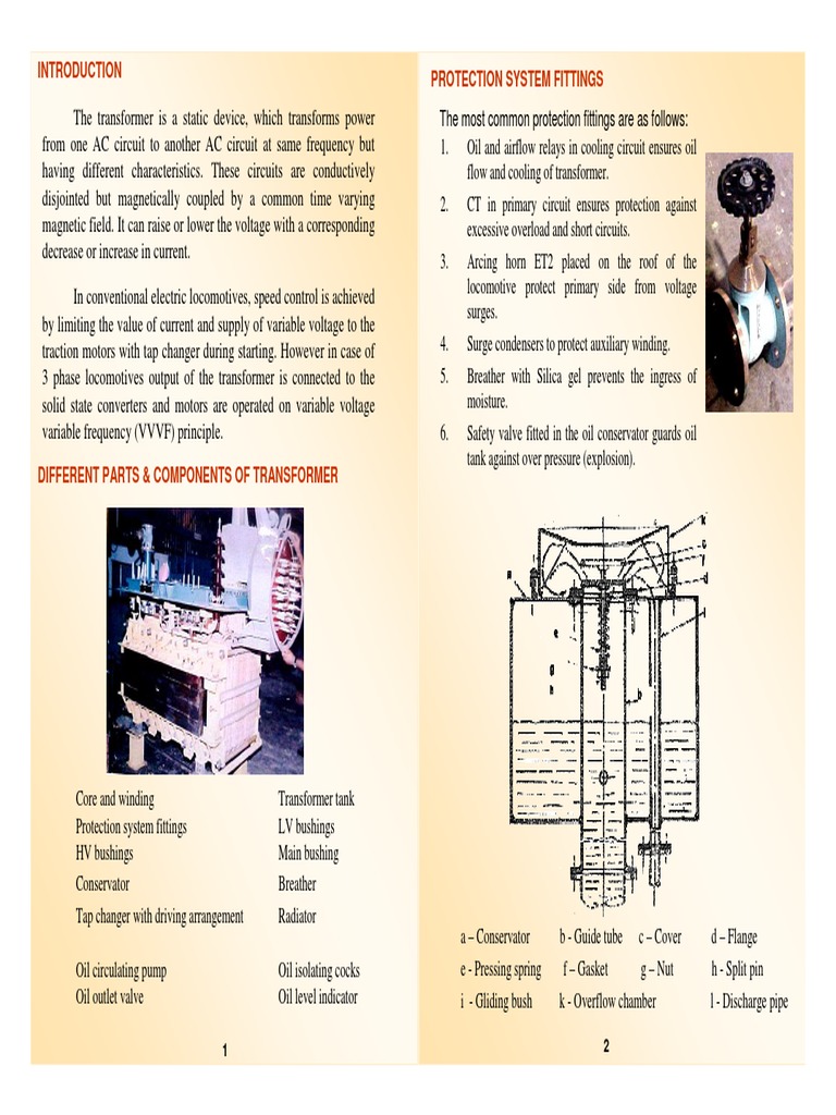 Pamphlet On AC Electric Locomotive Transformer-Eng | PDF | Transformer ...