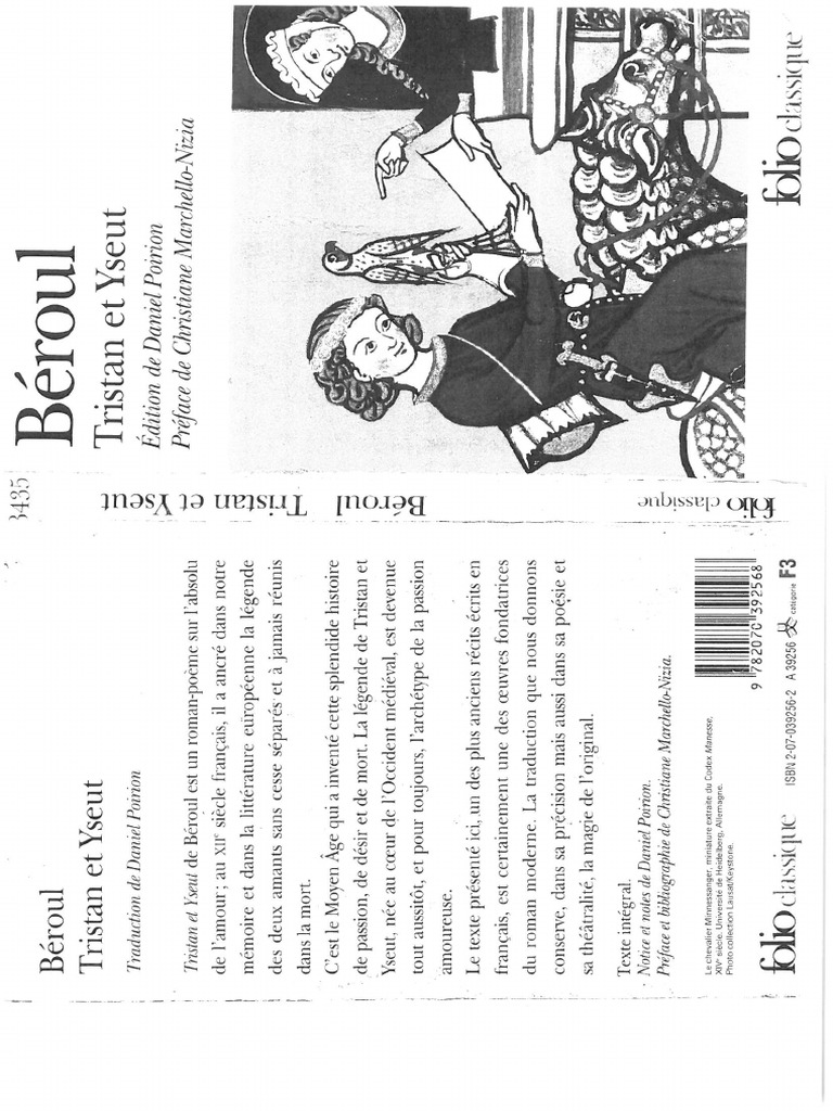 Beroul Tristan Et Yseut | PDF
