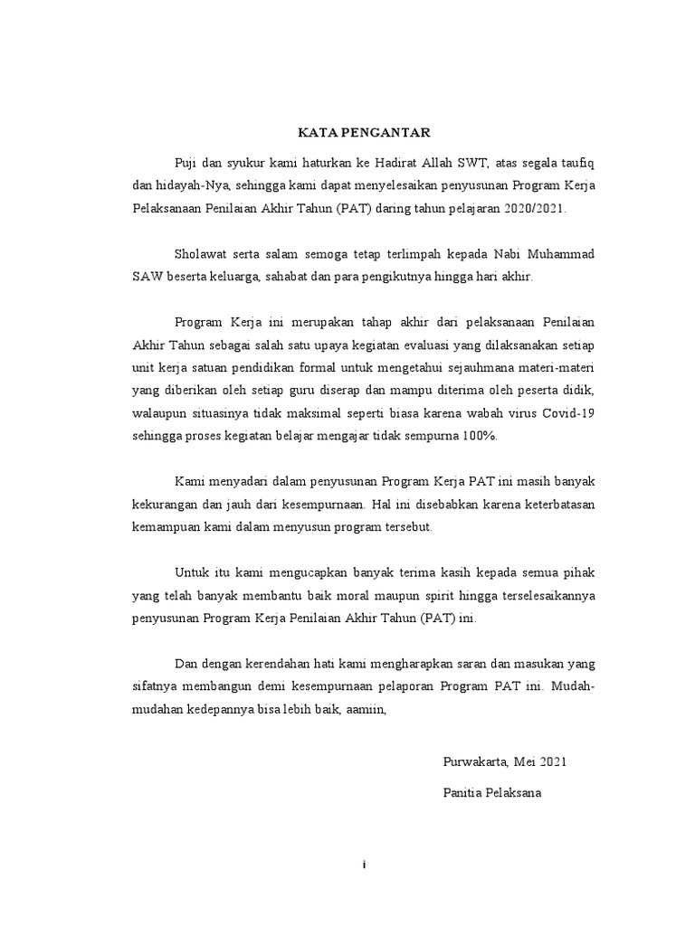 Kata Pengantar Dan Daftar Isi | PDF | Karier & Perkembangan